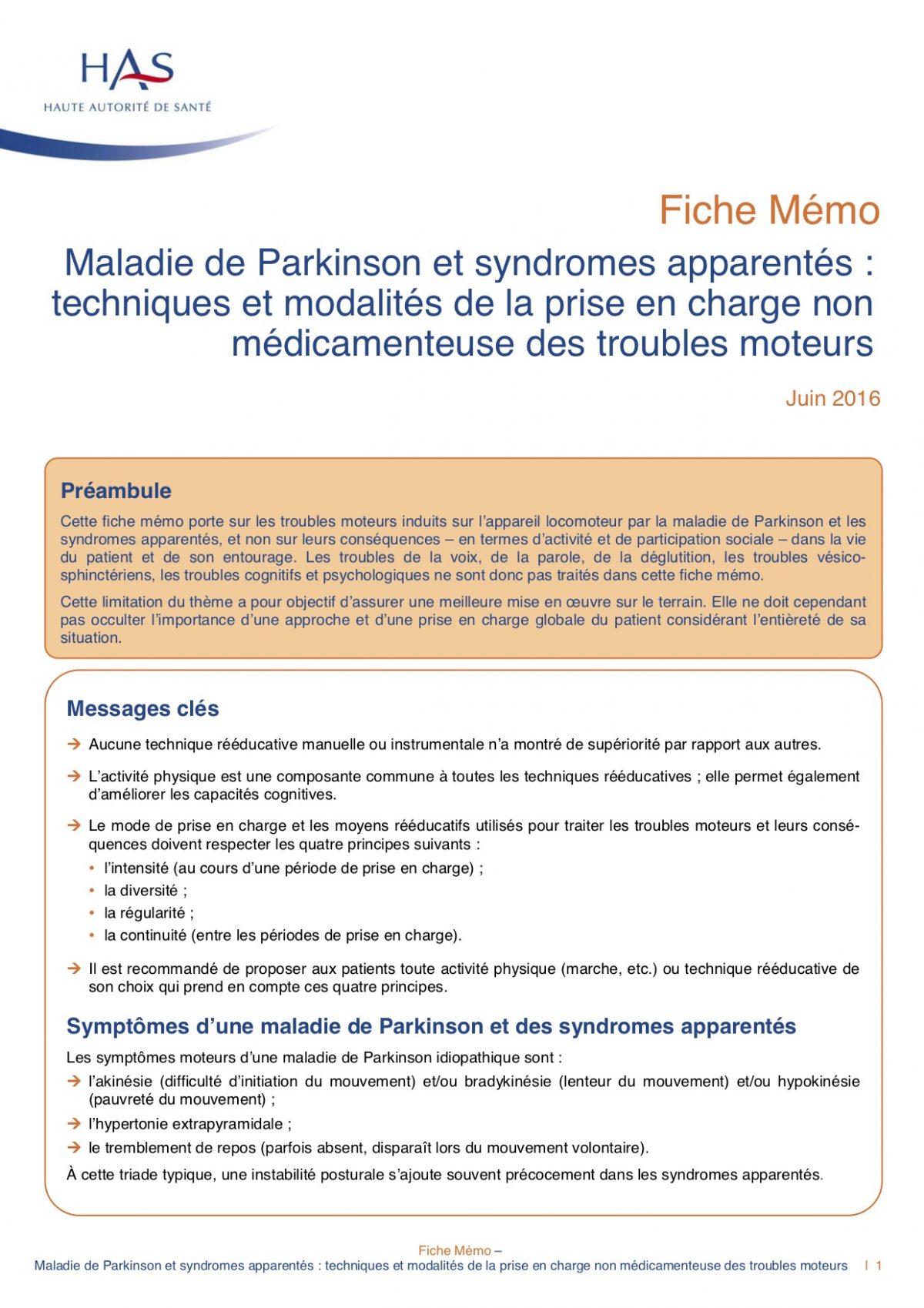 Maladie de Parkinson – SFGG
